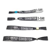 China Custom Polyester RFID Wristbands 350x15mm for Events Festivals Parties Promotional Gifts for sale