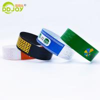 China Customizable Waterproof Tyvek Wristband 250x25mm for Event Festival Park Identification for sale