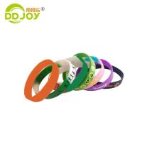 China Red Silicone Wristband for Events Solid Color Adult Size 202x12x2mm Custom Logo for sale