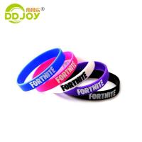 China Red Silicone Wristband for Events Solid Color Adult Size 202x12x2mm Custom Logo for sale