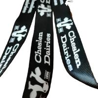 China Custom Sublimation Lanyards 1 Color Printing Safety Buckle 90cm Polyester for Travel Agency for sale