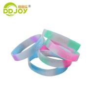 China Red Silicone Wristband for Events Solid Color Adult Size 202x12x2mm Custom Logo for sale