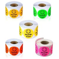 China Custom Round Sticker Labels 500 Pieces Per Roll Die Cut Adhesive Labels with Free Design for sale