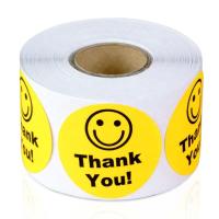 China Custom Round Sticker Labels 500 Pieces Per Roll Die Cut Adhesive Labels with Free Design for sale