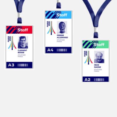 China Custom Sublimation Lanyards 2.5cm Width 100cm Length 6 Color Print with Logo for Office Events for sale