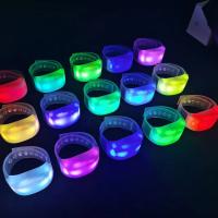China Glow in the Dark Plastic Light Up Bracelets 20cm Durable Party Supplies for sale