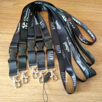 China Custom Logo Dye Sublimation Polyester Lanyards 90cm x 1.5cm for Keychain ID Badge for sale