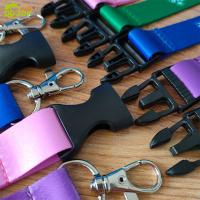 China Custom Logo Dye Sublimation Polyester Lanyards 90cm x 1.5cm for Keychain ID Badge for sale