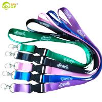 China Custom Logo Dye Sublimation Polyester Lanyards 90cm x 1.5cm for Keychain ID Badge for sale