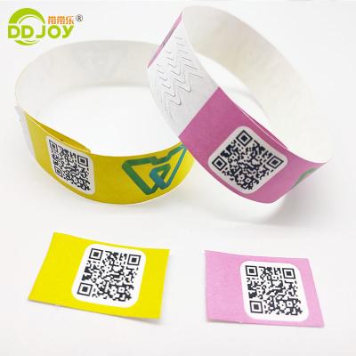 China Custom Tyvek Wristband 250x25mm for Festival Events Admission Durable Waterproof for sale
