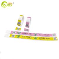 China Custom Tyvek Wristband 250x25mm for Festival Events Admission Durable Waterproof for sale