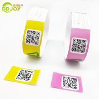 China Custom Tyvek Wristband 250x25mm for Festival Events Admission Durable Waterproof for sale