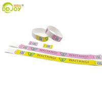 China Custom Tyvek Wristband 250x25mm for Festival Events Admission Durable Waterproof for sale