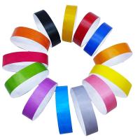 China Tear-Resistant Waterproof DuPont Tyvek Paper Wristband 250x25mm for Events for sale
