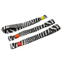 China Custom Logo Polyester Wristbands 350x15mm for Events Festivals Parties in Multiple Colors for sale