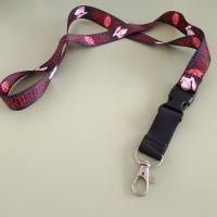 China Custom Office Neck Lanyard with Logo Printing 50pcs MOQ DHL UPS FedEx Shipping for sale