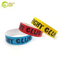 China Durable Tyvek Admission Wristbands 250x19mm for Wedding Decoration and Events for sale