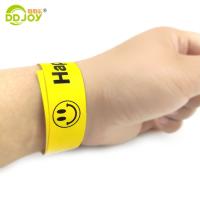 China Custom Logo Waterproof Tyvek Wristband 250x19mm for Event Management for sale