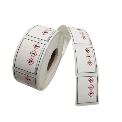 China Custom Waterproof Oil Resistant Adhesive Labels PET PP PVC for Bottles 100pcs MOQ for sale