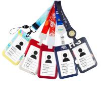China Custom Polyester Jacquard Sublimation Neck Lanyard 2cm Width 90cm Length for Gifts for sale