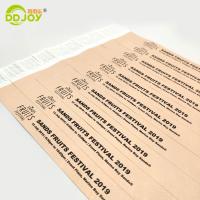 China Durable Tyvek Admission Wristbands 250x19mm for Wedding Decoration and Events for sale