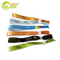 China Custom Polyester Woven Wristband 350x15mm for Events Festivals Promotions for sale