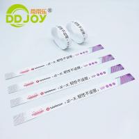 China Custom Tyvek Wristband 250x25mm Waterproof Event Admission Wristband for Guest VIP Vendor for sale