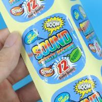 China Custom Waterproof PVC Vinyl Sticker Self-Adhesive Label for Cosmetic Food Packaging 500pcs for sale