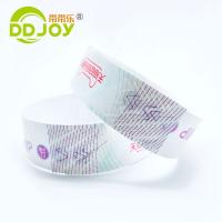 China Custom Tyvek Wristband 250x25mm Waterproof Event Admission Wristband for Guest VIP Vendor for sale