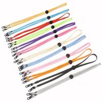 China Polyester Masking Lanyards 8mm Width 70cm Length Windproof Rope Lanyards in Multiple Colors for sale
