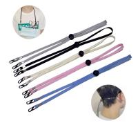 China Polyester Masking Lanyards 8mm Width 70cm Length Windproof Rope Lanyards in Multiple Colors for sale