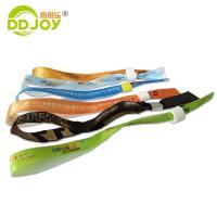 China Custom Logo Waterproof Adjustable Festival Wristband 350x15mm Recycled Cloth for sale