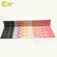 China Custom Logo Disposable Tyvek Wristbands 250x19mm Waterproof Paper Bracelets for Events for sale