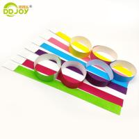 China Tear-Resistant Tyvek Paper Wristbands 250x25mm 250x19mm for Events for sale