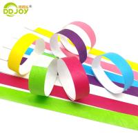 China Tear-Resistant Tyvek Paper Wristbands 250x25mm 250x19mm for Events for sale