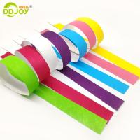 China Tear-Resistant Tyvek Paper Wristbands 250x25mm 250x19mm for Events for sale