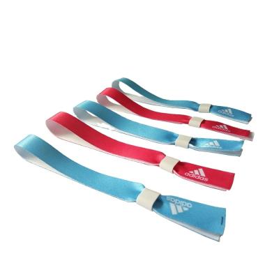China Custom Woven Bracelet 350mm x 15mm for Festival Events with Custom Logo Printing for sale