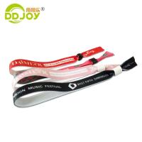 China Custom Woven Bracelet 350mm x 15mm for Festival Events with Custom Logo Printing for sale