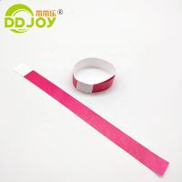 China Blue Tyvek Admission Wristbands 3/4 Inch with Serial Numbers for Events for sale