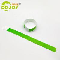 China Blue Tyvek Admission Wristbands 3/4 Inch with Serial Numbers for Events for sale
