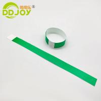 China Blue Tyvek Admission Wristbands 3/4 Inch with Serial Numbers for Events for sale