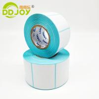 China Custom Thermal Direct Printing Label Rolls 40x30mm 800pcs Perforated Sticker for Barcode Printers for sale