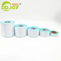 China Custom Thermal Direct Printing Label Rolls 40x30mm 800pcs Perforated Sticker for Barcode Printers for sale