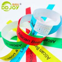 China Custom Tyvek Wristband 250x25mm Waterproof Disposable Arm Band for Holiday Events for sale