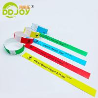 China Custom Tyvek Wristband 250x25mm Waterproof Disposable Arm Band for Holiday Events for sale