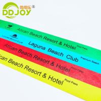 China Custom Tyvek Wristband 250x25mm Waterproof Disposable Arm Band for Holiday Events for sale