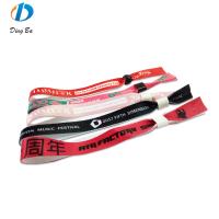China Custom Satin Fabric RFID Wristbands for Events Festivals with Logo Printing 350mm x 15mm for sale