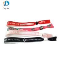 China Custom Satin Fabric RFID Wristbands for Events Festivals with Logo Printing 350mm x 15mm for sale