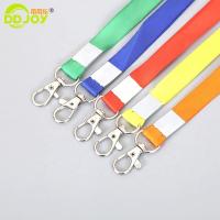 China Thermal Transfer Printing Flat Polyester Single Custom Sublimation Lanyards With Logo for sale
