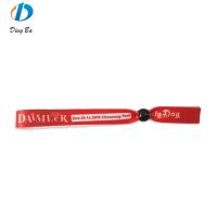 China Custom Satin Fabric RFID Wristbands for Events Festivals with Logo Printing 350mm x 15mm for sale